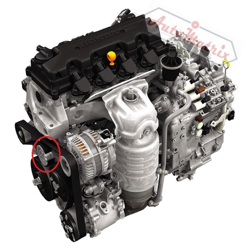 Honda Stepwagon RK (2009-2015) Complete Tensioner and Pulley (Front ...